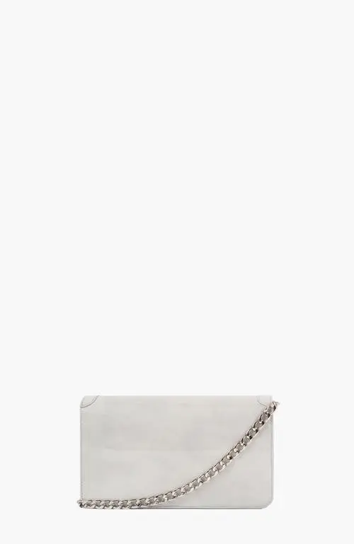 CAVALINHO Iconic Patent Leather Clutch Shoulder Bag - Light Blue