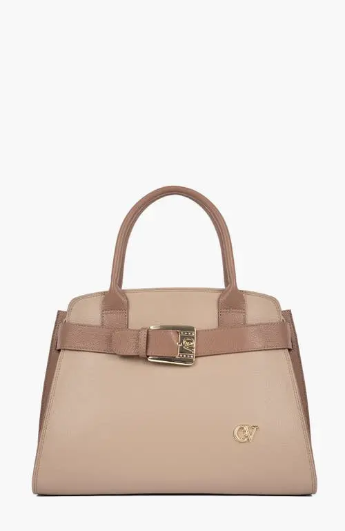 CAVALINHO Signature Cv 633 Leather Handbag - Sand/beige
