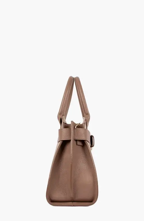 CAVALINHO Signature Cv Leather Handbag - Sand/beige