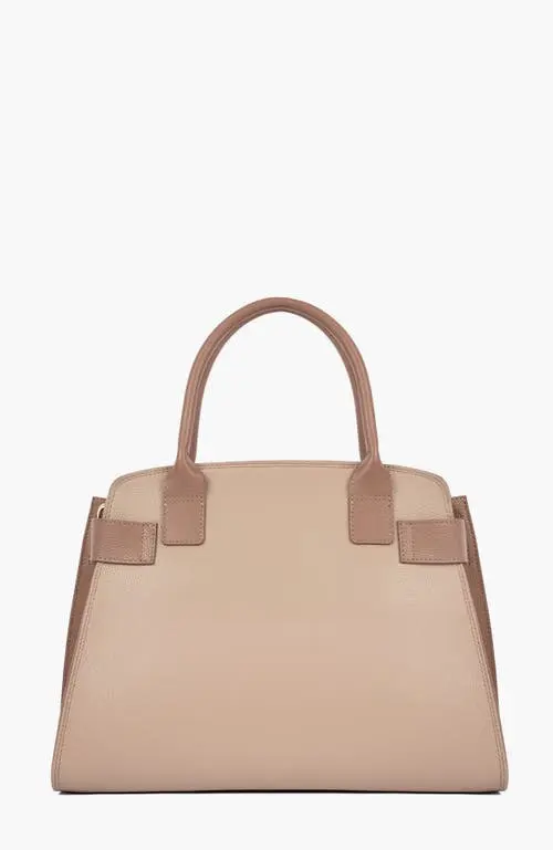 CAVALINHO Signature Cv Leather Handbag - Sand/beige