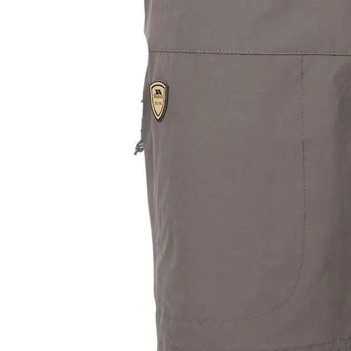 TRESPASS Rueful Shorts Woven, Quick Dry Fabric - Storm Grey