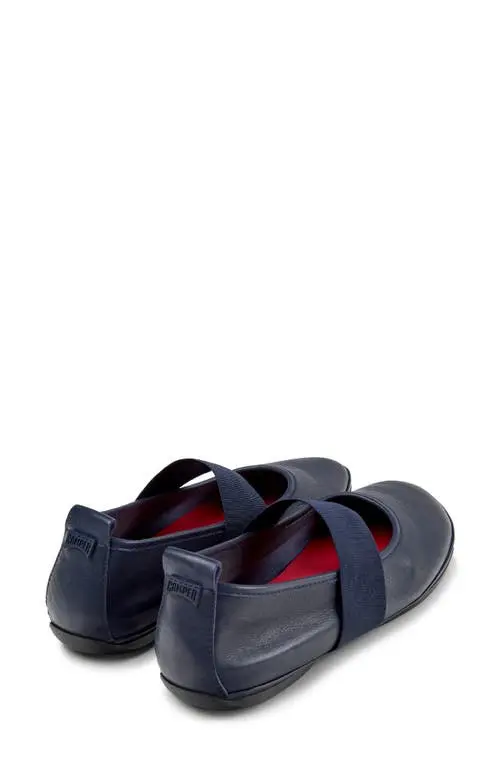 Camper Right Nina Mary Jane Flat - Dark Blue