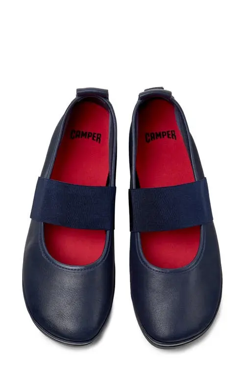 Camper Right Nina Mary Jane Flat - Dark Blue