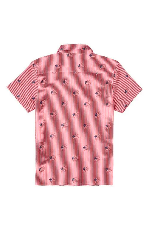 PARTY PANTS Old Glory Weekender Seersucker Shirt