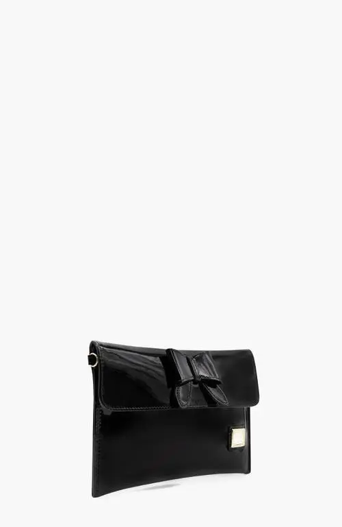 CAVALINHO All In 68 Patent Leather Clutch Bag - Black