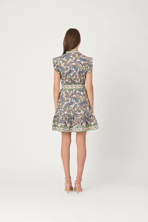 Shoshanna Paisley Print Leah Dress