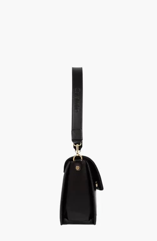 CAVALINHO Embossed Horse Shoulder Bag - Black