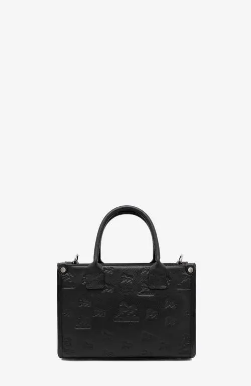 CAVALINHO Cavalo Lusitano 524 Embossed Leather Handbag