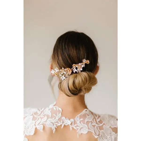 POPPY LANE Greer Bridal Comb - Gold