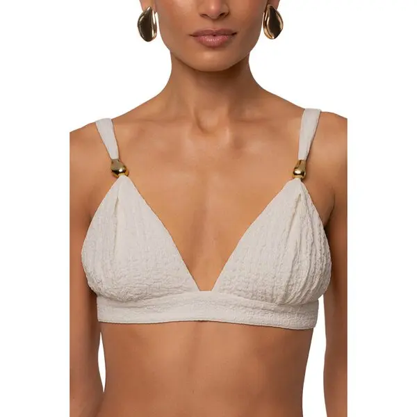 JLUXLABEL Dockside Crepe Knit Bralette