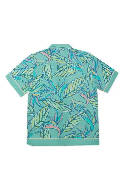 PARTY PANTS Johnny Jamaica Tropical Print Camp Shirt