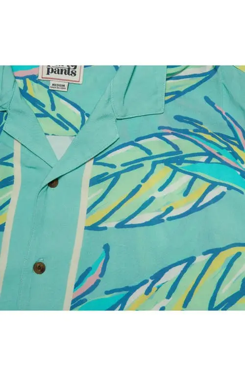 PARTY PANTS Johnny Jamaica Tropical Print Camp Shirt