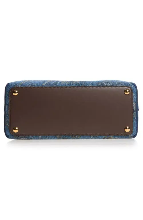 Etro Small Libra Denim Shopping Tote