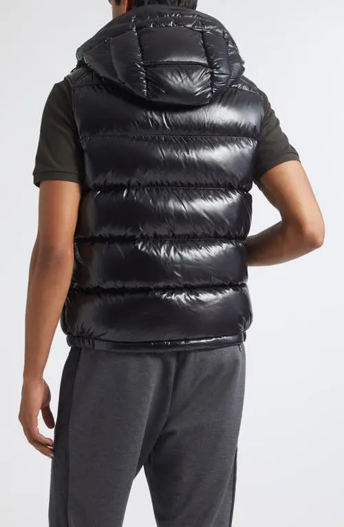 Moncler Bormes Down Puffer Vest With Removable Hood