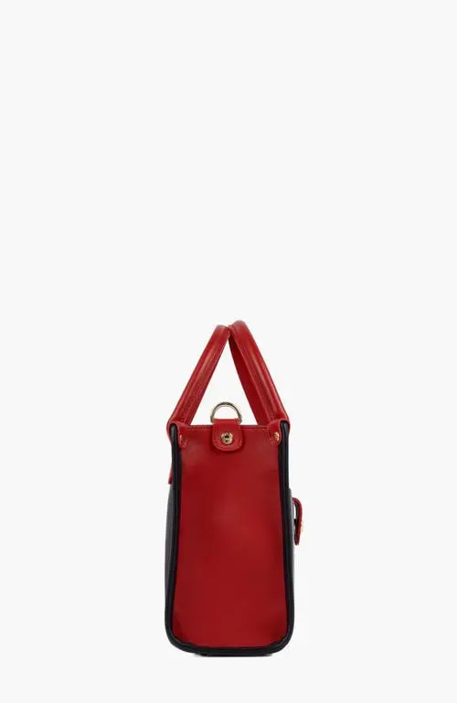 CAVALINHO Horse 524 Handbag - Navy/white/red