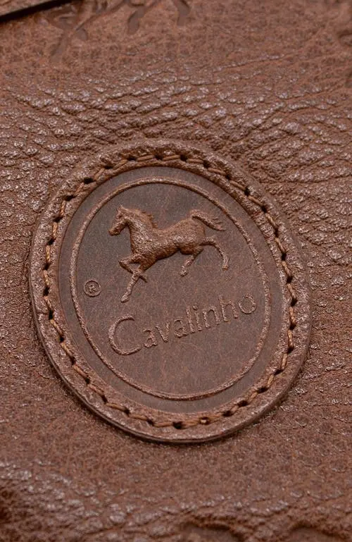 Cavalinho Embossed Leather Crossbody Bag
