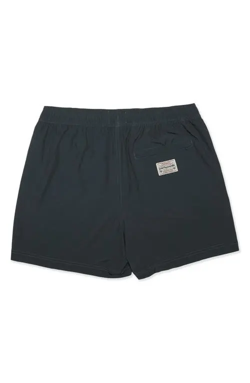 PARTY PANTS 5-inch Solid Swim Trunks - Black
