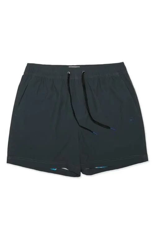PARTY PANTS 5-inch Solid Swim Trunks - Black