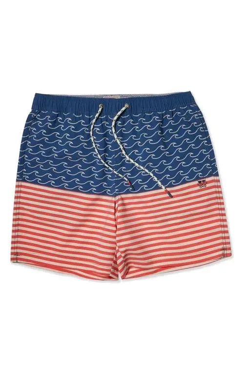 PARTY PANTS Finner Party Starter 5-inch Swim Trunks