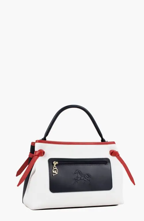 CAVALINHO Horse 627 Handbag - Navy/white/red