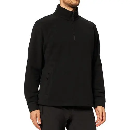 REGATTA Thor Overhead Half Zip Anti-pill Fleece Top - Black
