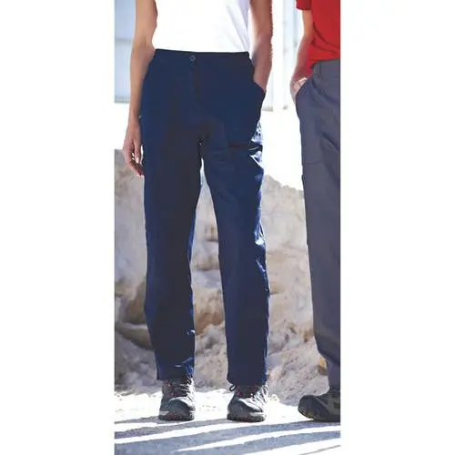 REGATTA Action Trousers With Elasticated Waist And Multi-pocket Design - Navy Blue