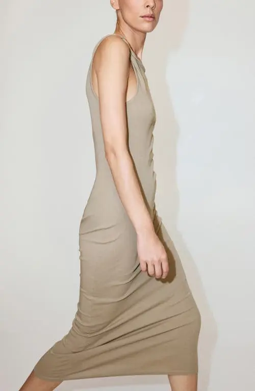 Mango Sleeveless Twist Strap Maxi Dress