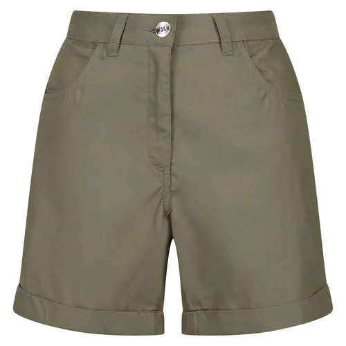 REGATTA Pemma Cotton Shorts - Four Leaf Clover