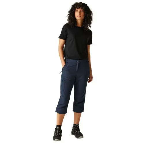 REGATTA Chaska Iii Walking Capri Trousers - Navy