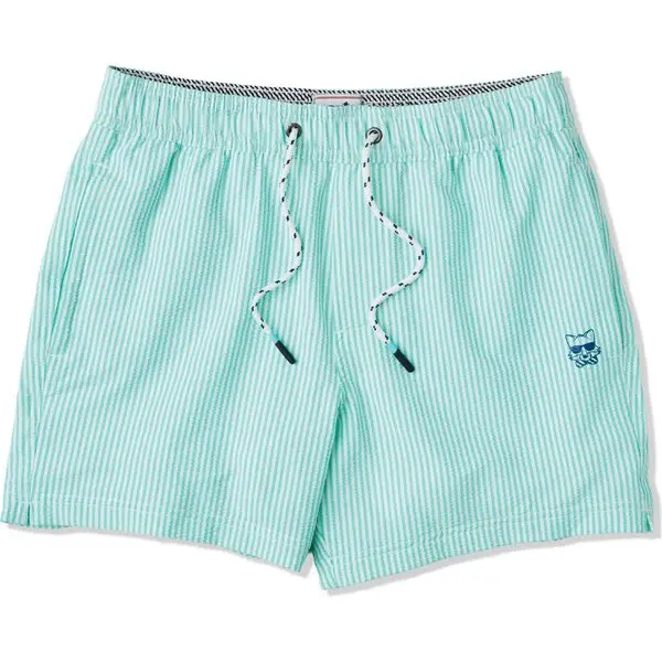 PARTY PANTS 5-inch Swim Trunks - Aruba Blue