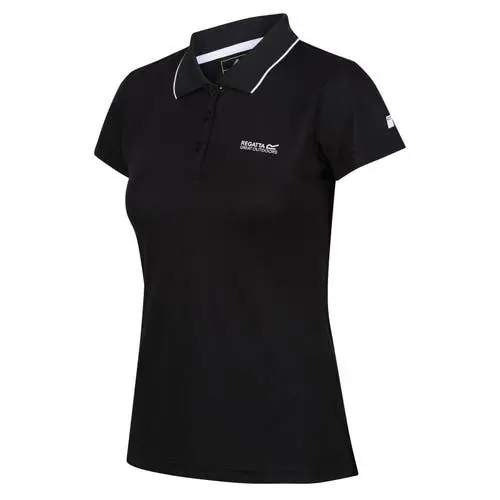 REGATTA Maverick V Polo Shirt - Black