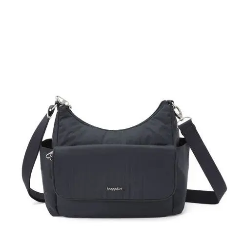BAGGALLINI Securtex Journey Anti-theft Hobo - French Navy