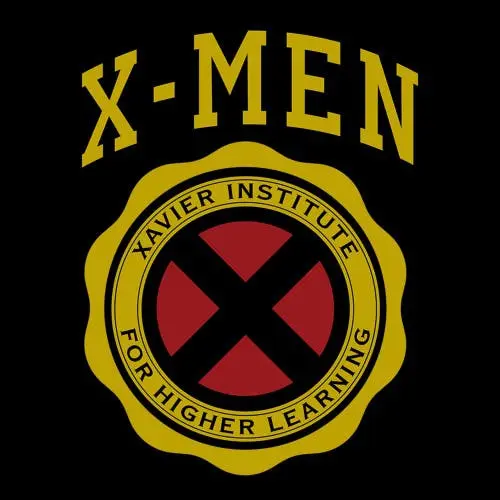 MARVEL: X-MEN '97 Marvel X-men '97 Xavier Institute Yellow Badge T Shirt