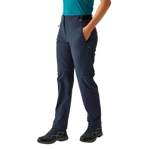 REGATTA Travel Light Ii Packaway Hiking Trousers - Navy
