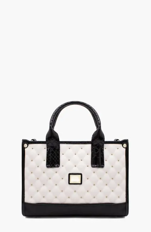 CAVALINHO Quilted Leather Handbag With Stud Accents