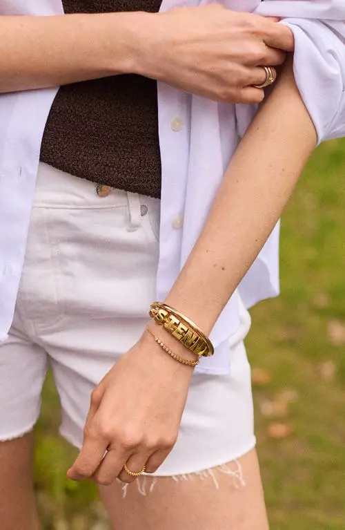 Baublebar Oversized Waterproof Name Cord Bracelet