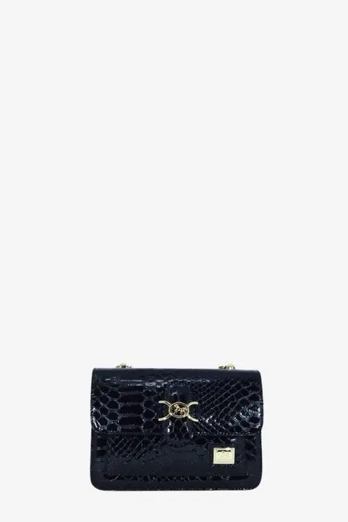 CAVALINHO Gallop 471 Patent Leather Shoulder Bag