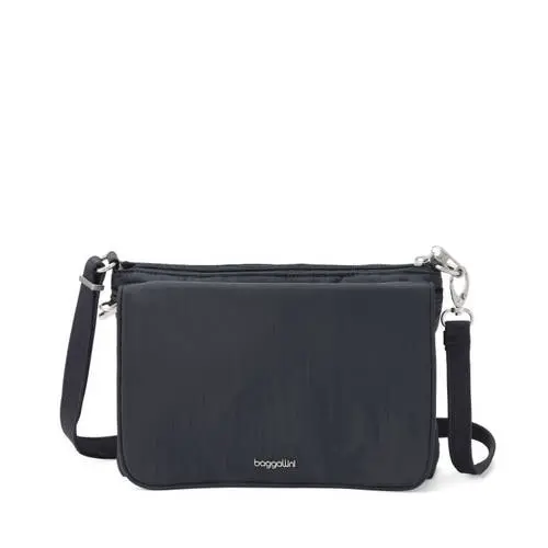 BAGGALLINI Securtex Journey Anti-theft Crossbody - French Navy