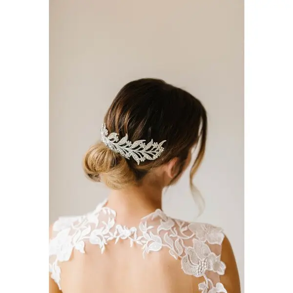 POPPY LANE Rosalind Bridal Headpiece - Silver