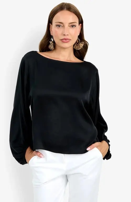 Trina Turk Ursa Essentials Top - Black