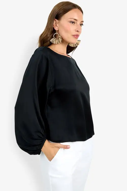 Trina Turk Ursa Essentials Top - Black
