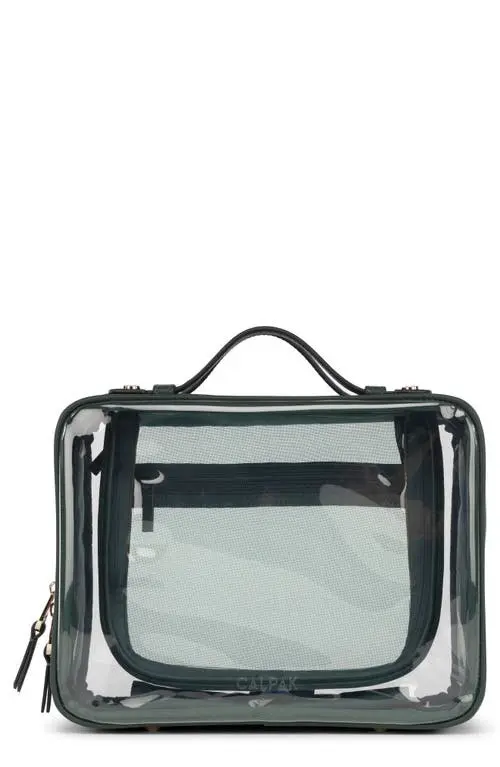 CALPAK Clear Cosmetics Case - Emerald