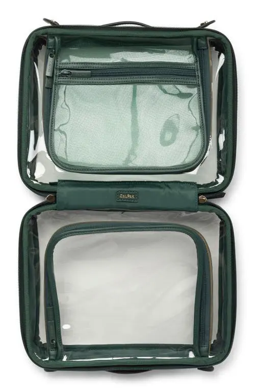 CALPAK Clear Cosmetics Case - Emerald