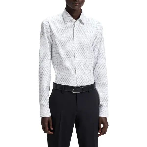BOSS H-hank Kent Dress Shirt - Wht