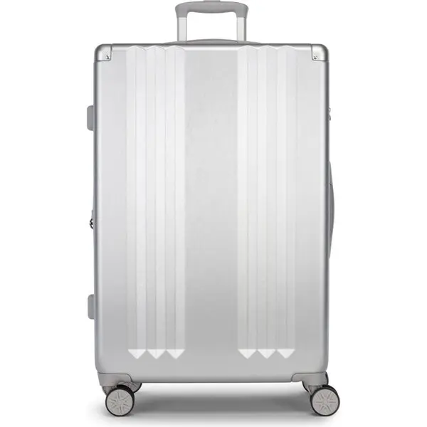 CALPAK Ambeur 28-inch Expandable Rolling Suitcase - Silver