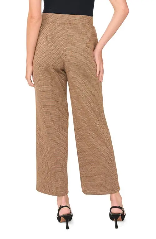Vince Camuto Pintuck Front Wide Leg Ankle Pants