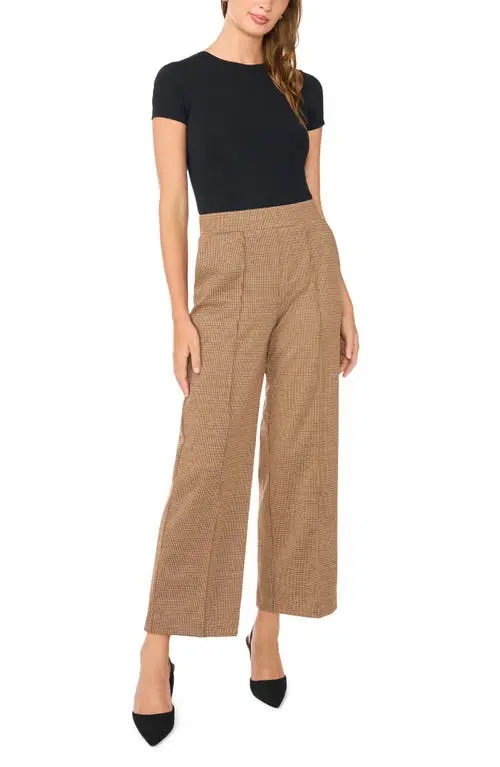 Vince Camuto Pintuck Front Wide Leg Ankle Pants
