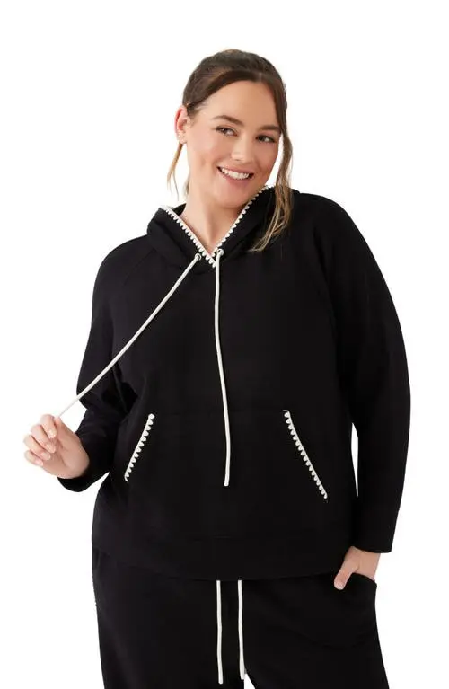 Karen Kane Edge Stitch Hoodie