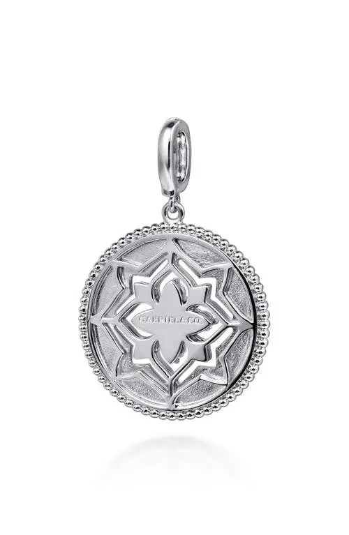 GABRIEL & CO. Bujukan Gemstone & Sterling Silver Medallion Pendant