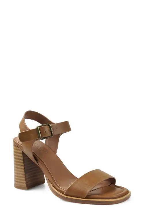 ARTISAN CRAFTED BY ZIGI Barnett Ankle Strap Sandal - Tan Leather